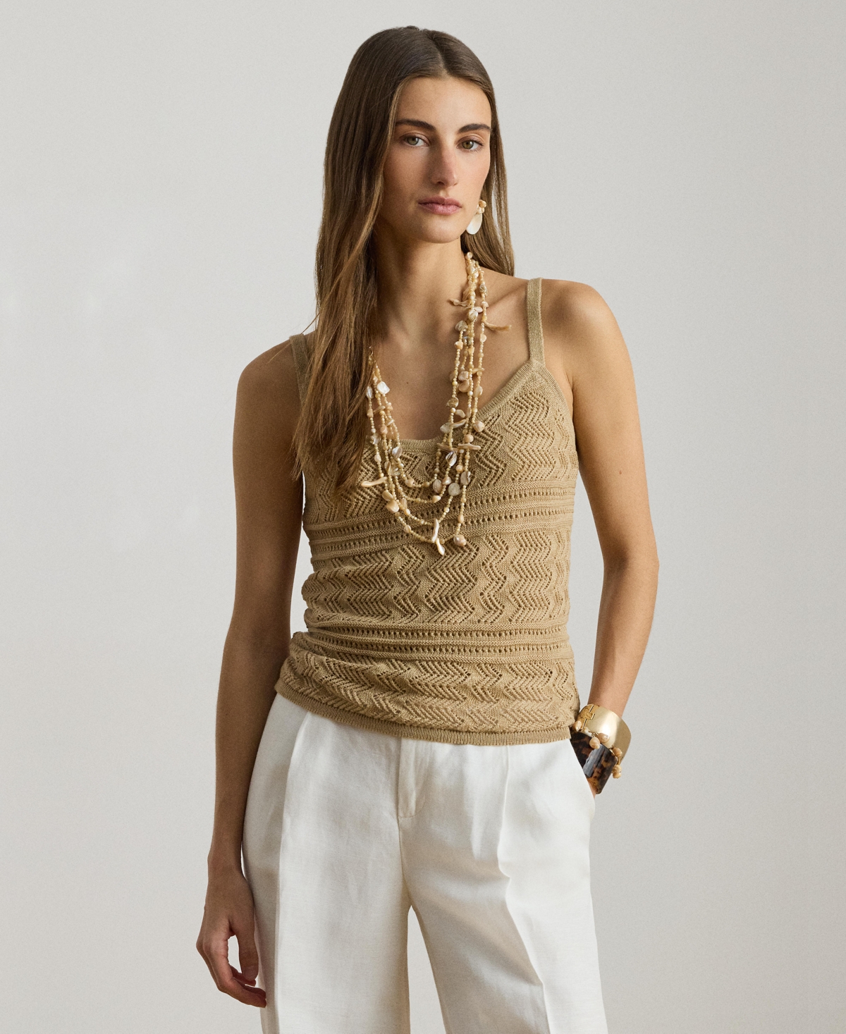 Click here for Lauren Ralph Lauren Womens Sleeveless V-Neck Sweat... prices