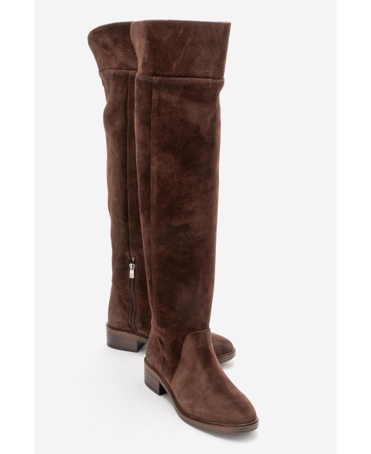 Click here for Forever & Always Shoes Petya Leather Over the Knee... prices