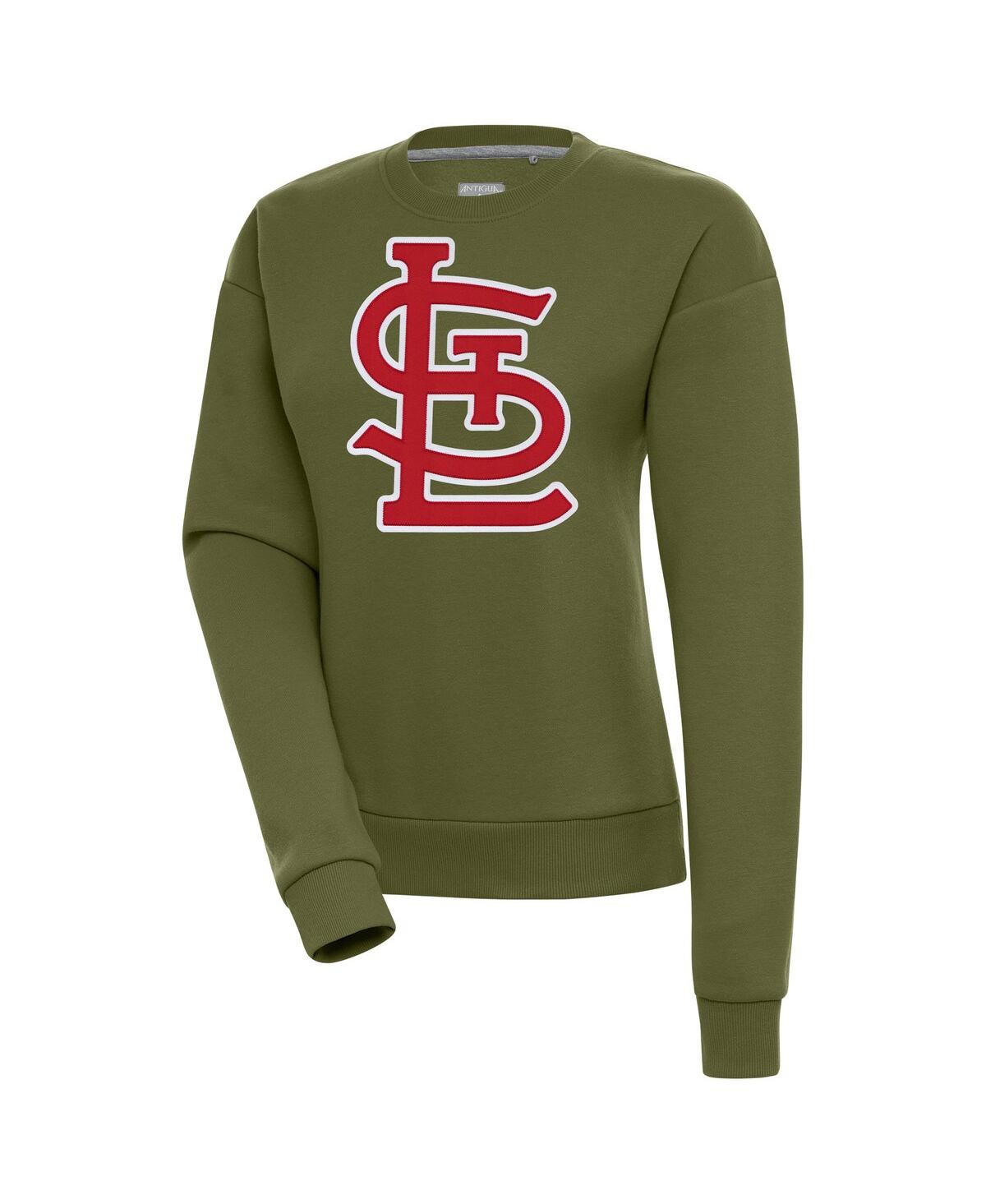 Click here for Antigua Womens Olive St. Louis Cardinals Victory P... prices