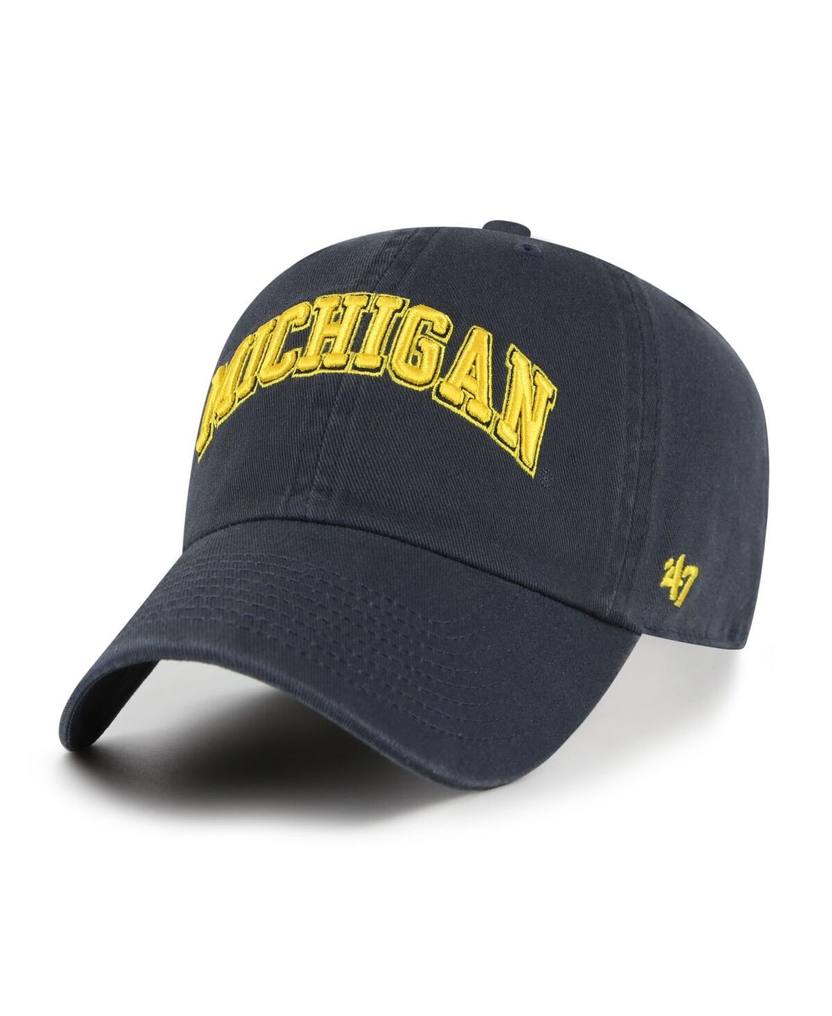 Click here for 47 Brand Mens Navy Michigan Wolverines Clean Up Ad... prices