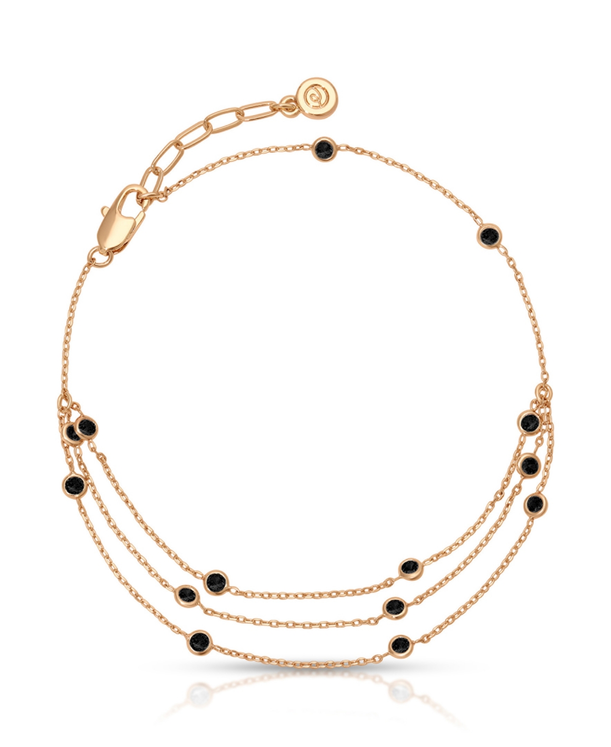 Click here for Ettika Fine Details 18k Gold Plated Crystal Anklet... prices