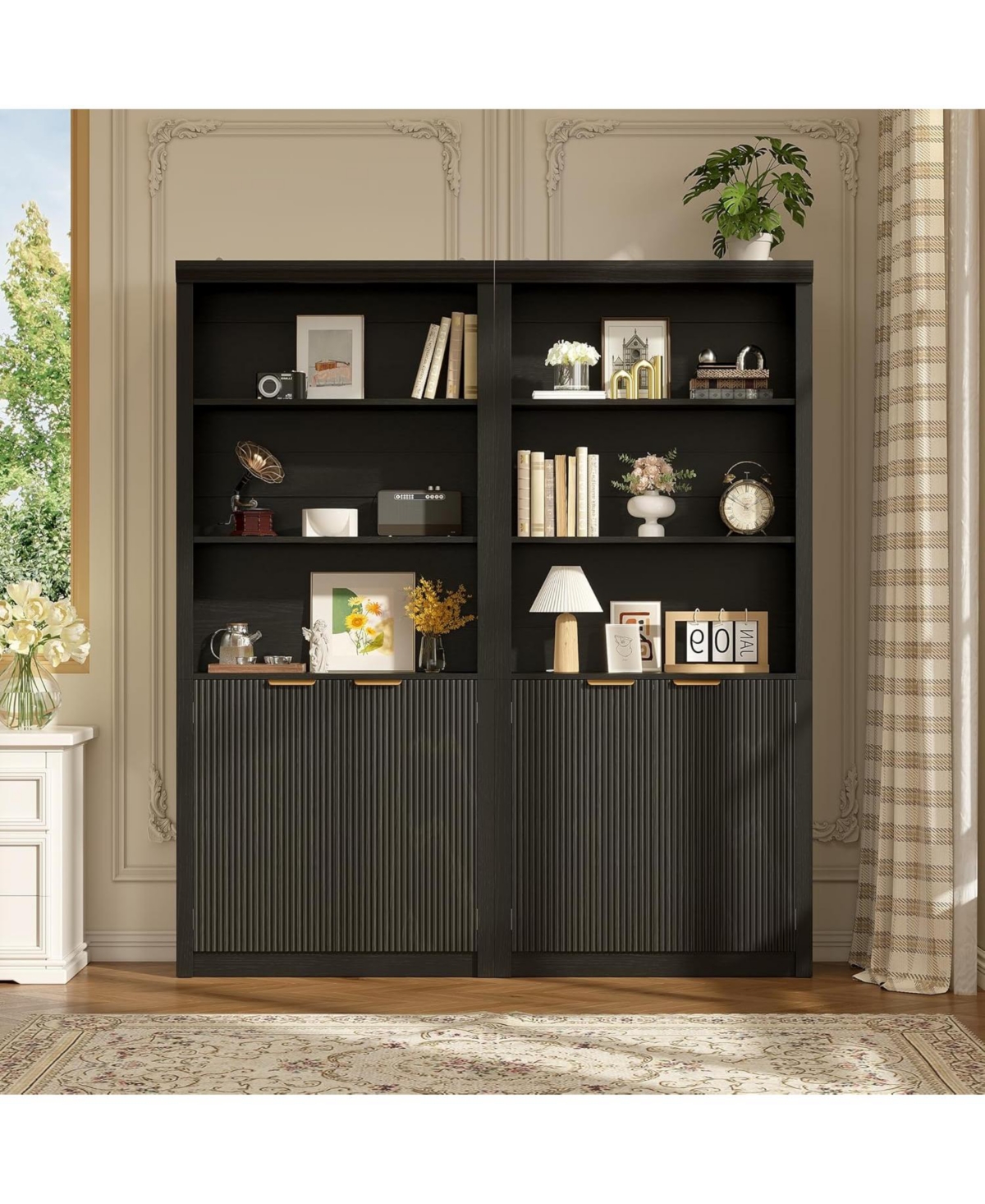 Click here for gaomon Tall Book Shelf and Bookcase  Wooden Bookca... prices