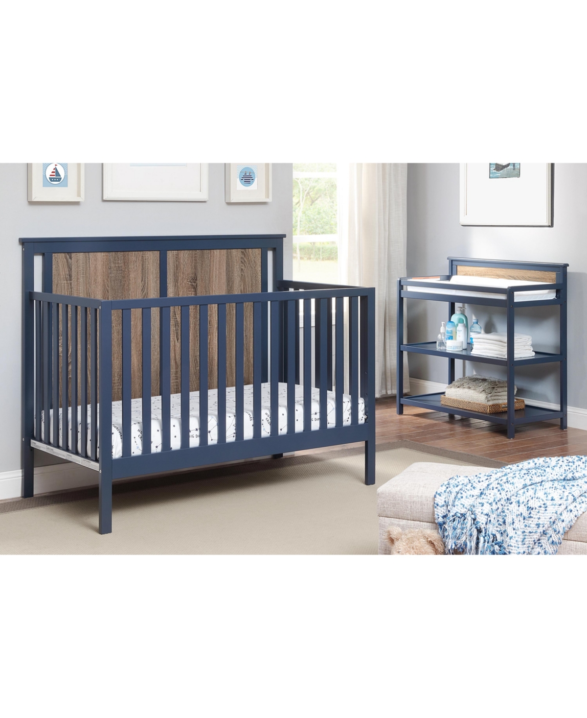 Click here for Flynama 4in1 Convertible Crib Dual Tone Finish Sol... prices
