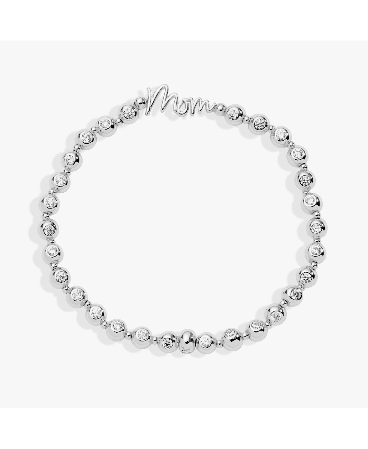 Click here for Alex and Ani Mom Elongated Crystal Stretch Bracele... prices