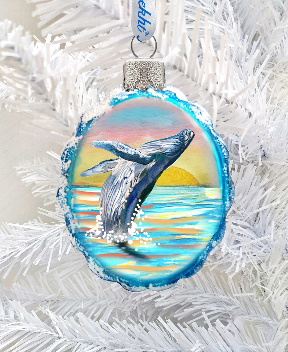 Click here for Designocracy Humpback Mercury Holiday Ornament - M... prices