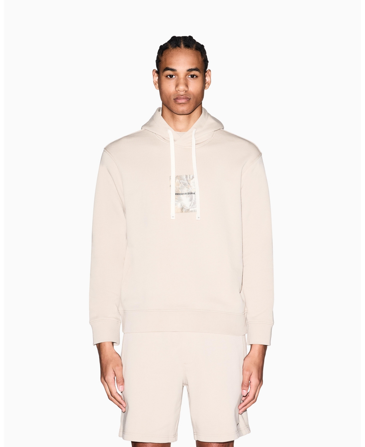 Click here for A|X Armani Exchange Mens Ibiza X Box Leaf Logo Hoo... prices