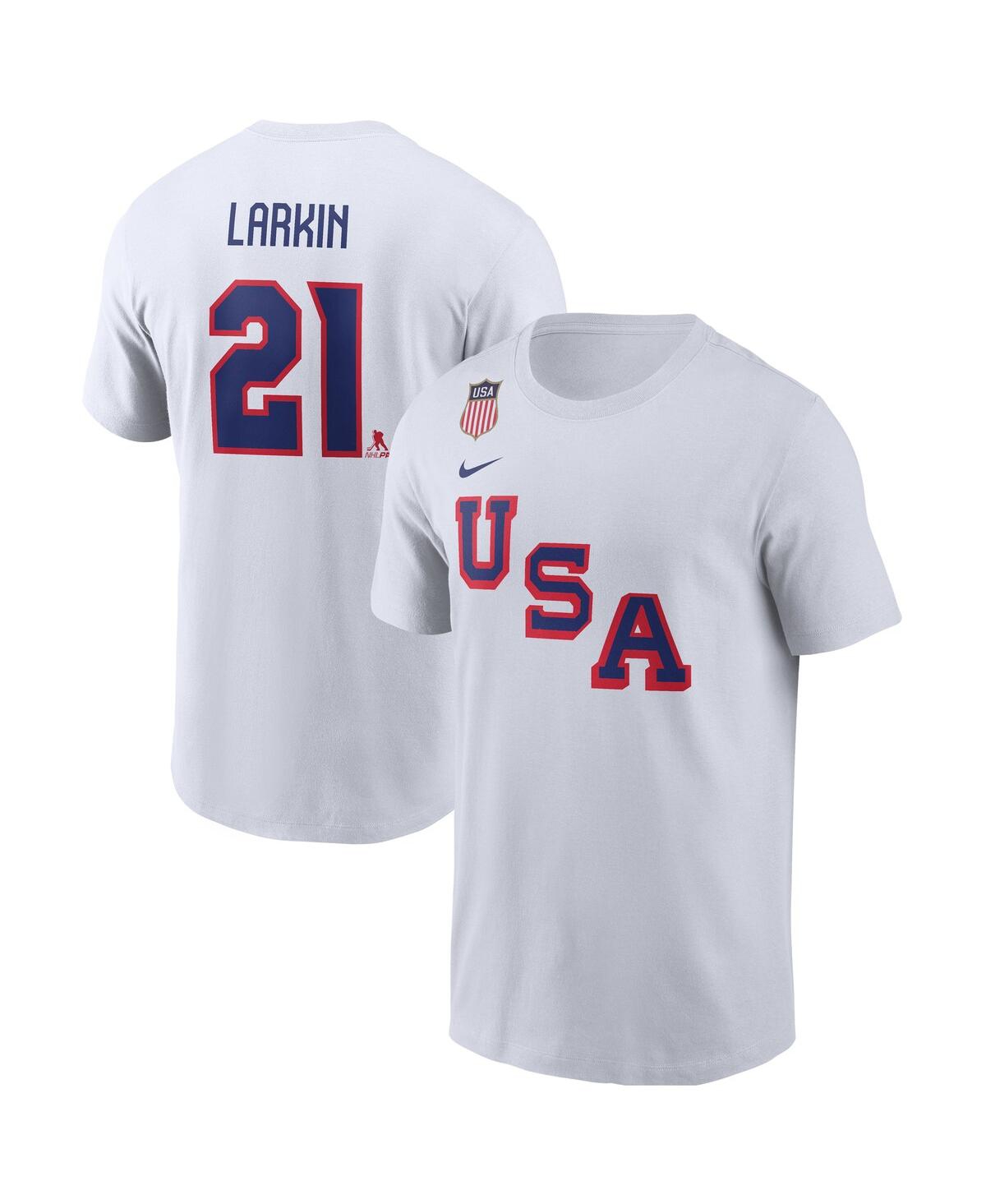 Click here for Nike Mens Dylan Larkin White Usa Hockey 2026 Name... prices