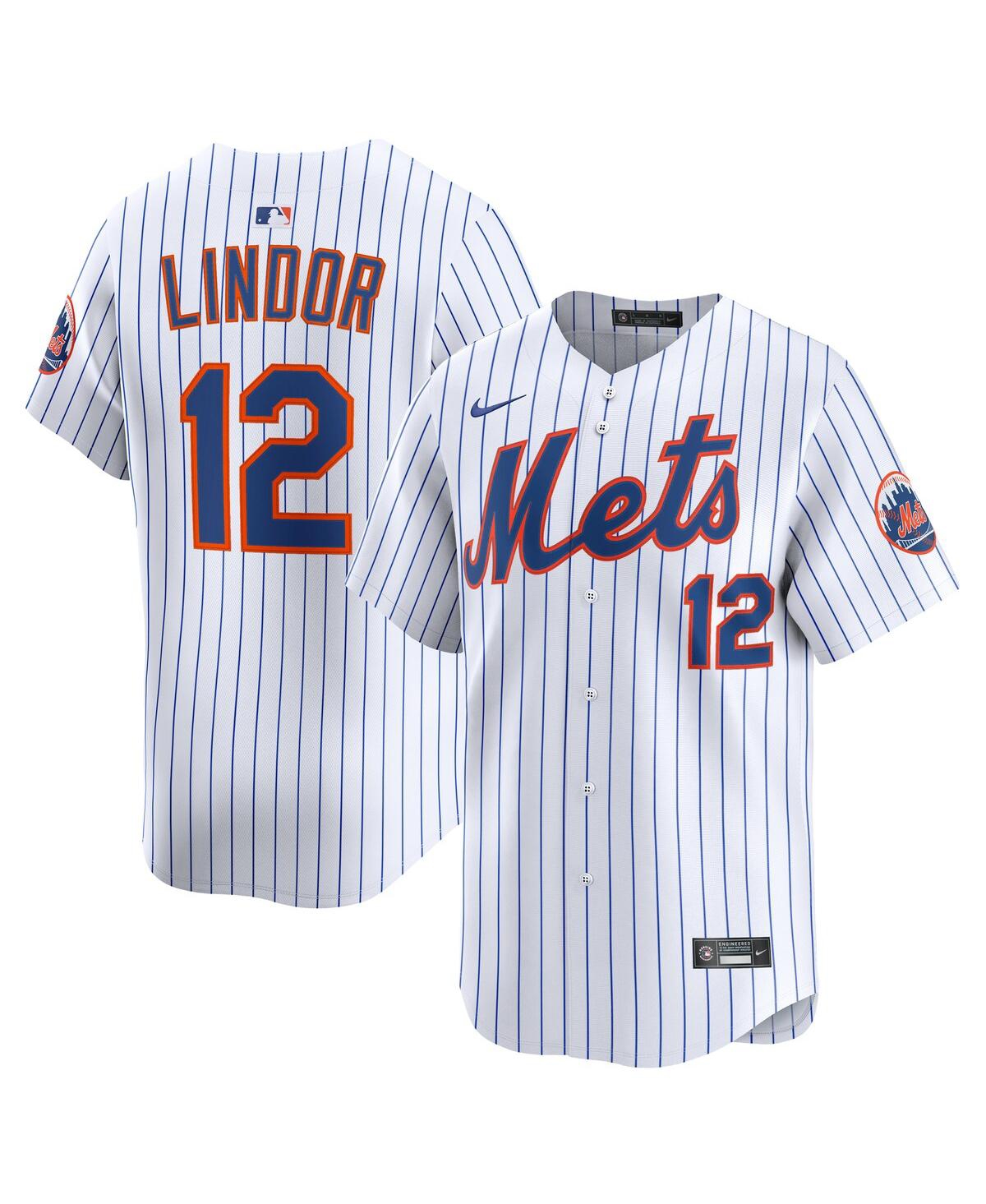 Click here for Nike Mens Francisco Lindor White New York Mets Hom... prices