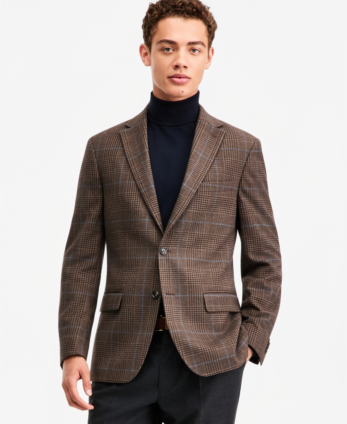 Click here for Tommy Hilfiger Mens Modern-Fit Pattern Sport Coat... prices