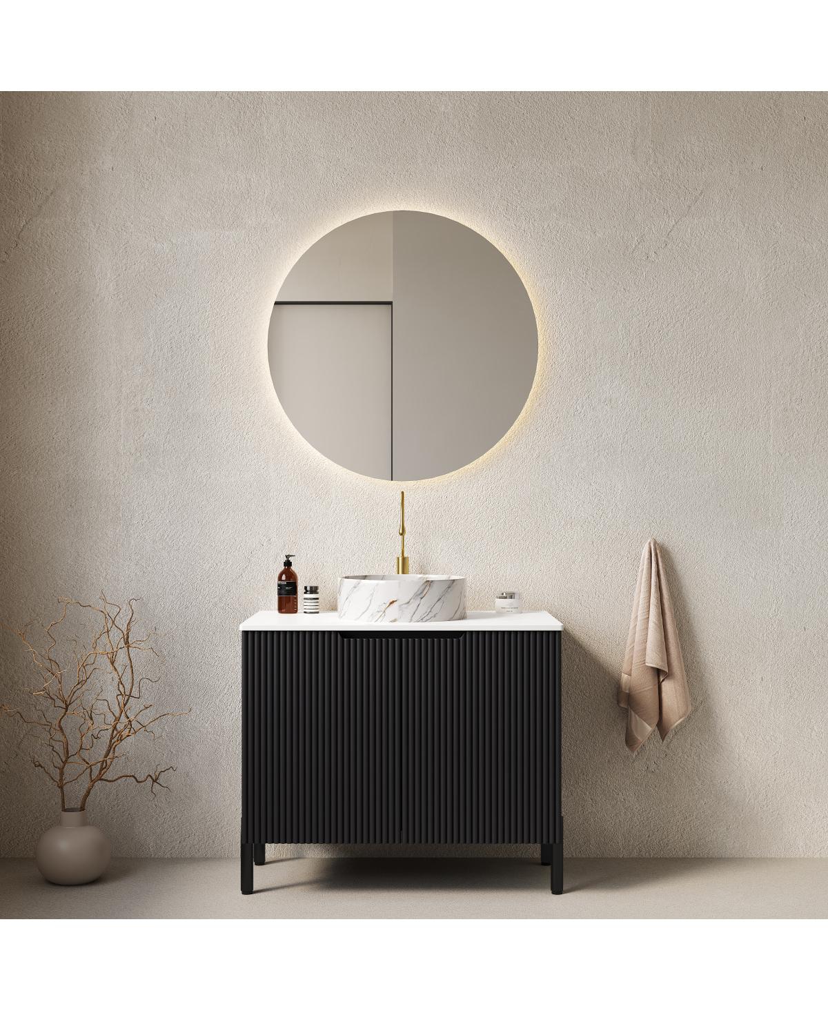 Click here for Sillysis 30" Bathroom Vanity with Round Ceram... prices