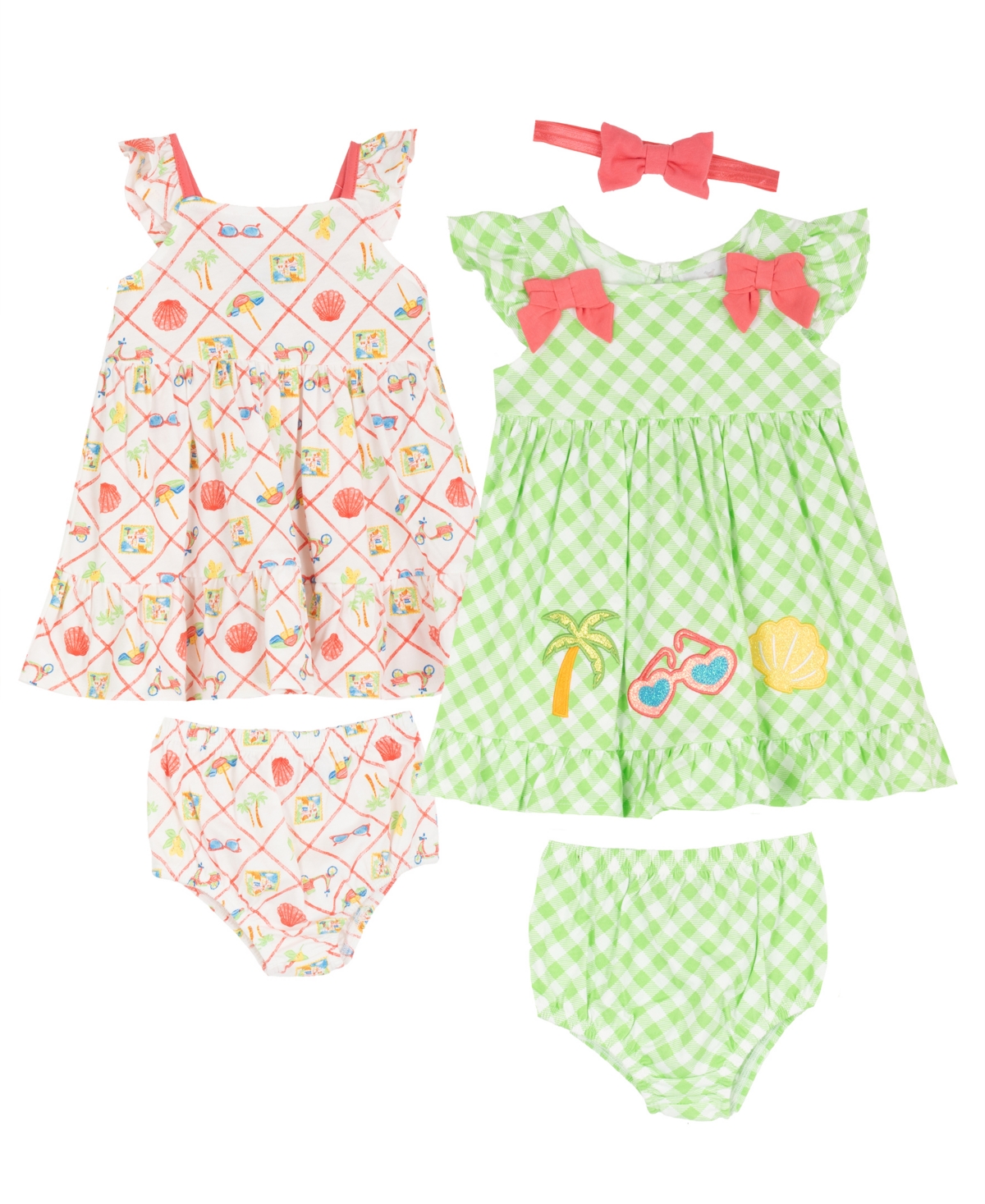 Click here for Rare Editions Baby Girls Sleeveless Dress  Diaper... prices