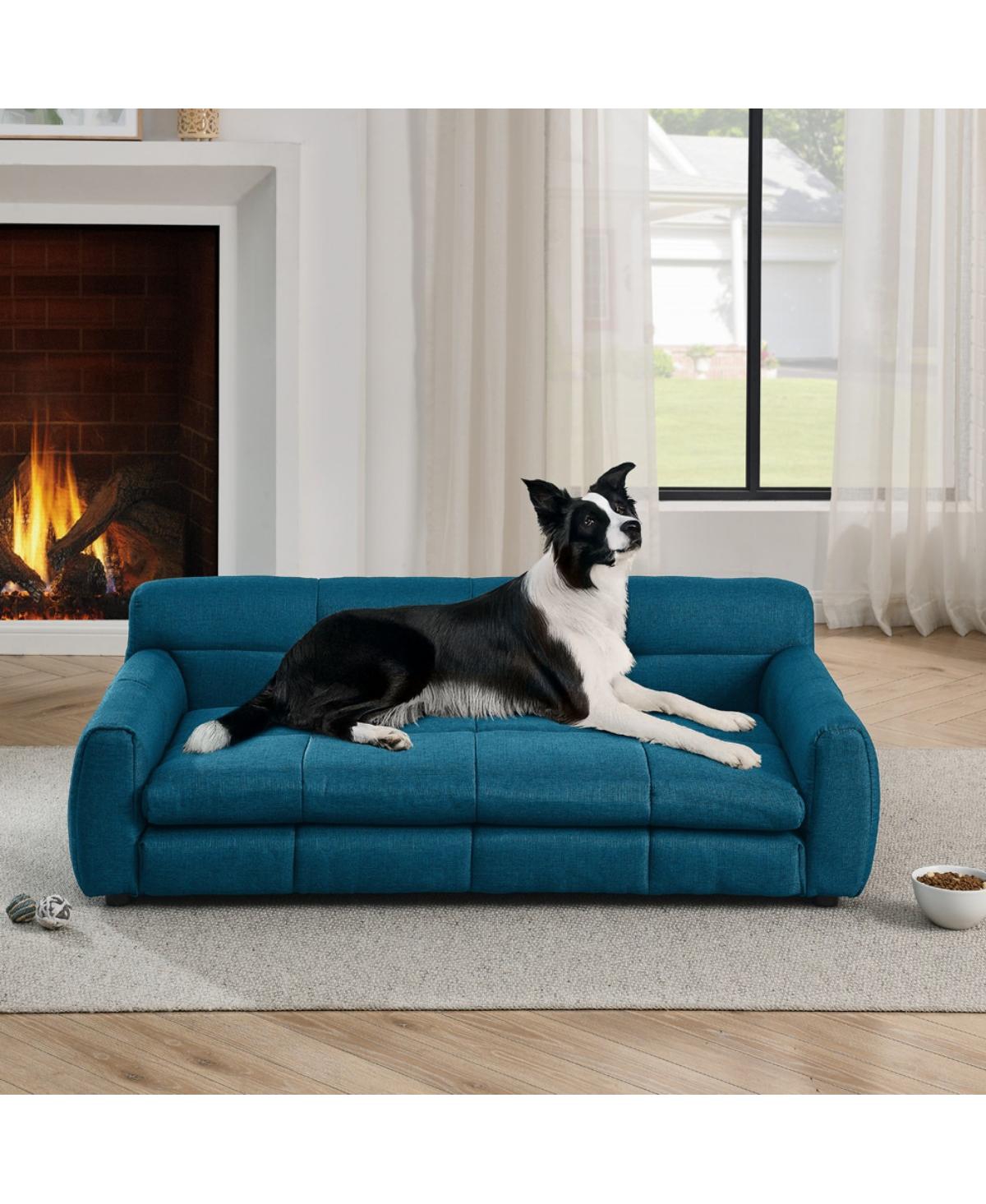 Click here for 6thdruple Oversized Linen Dog Sofa Bed  Pet Couch... prices