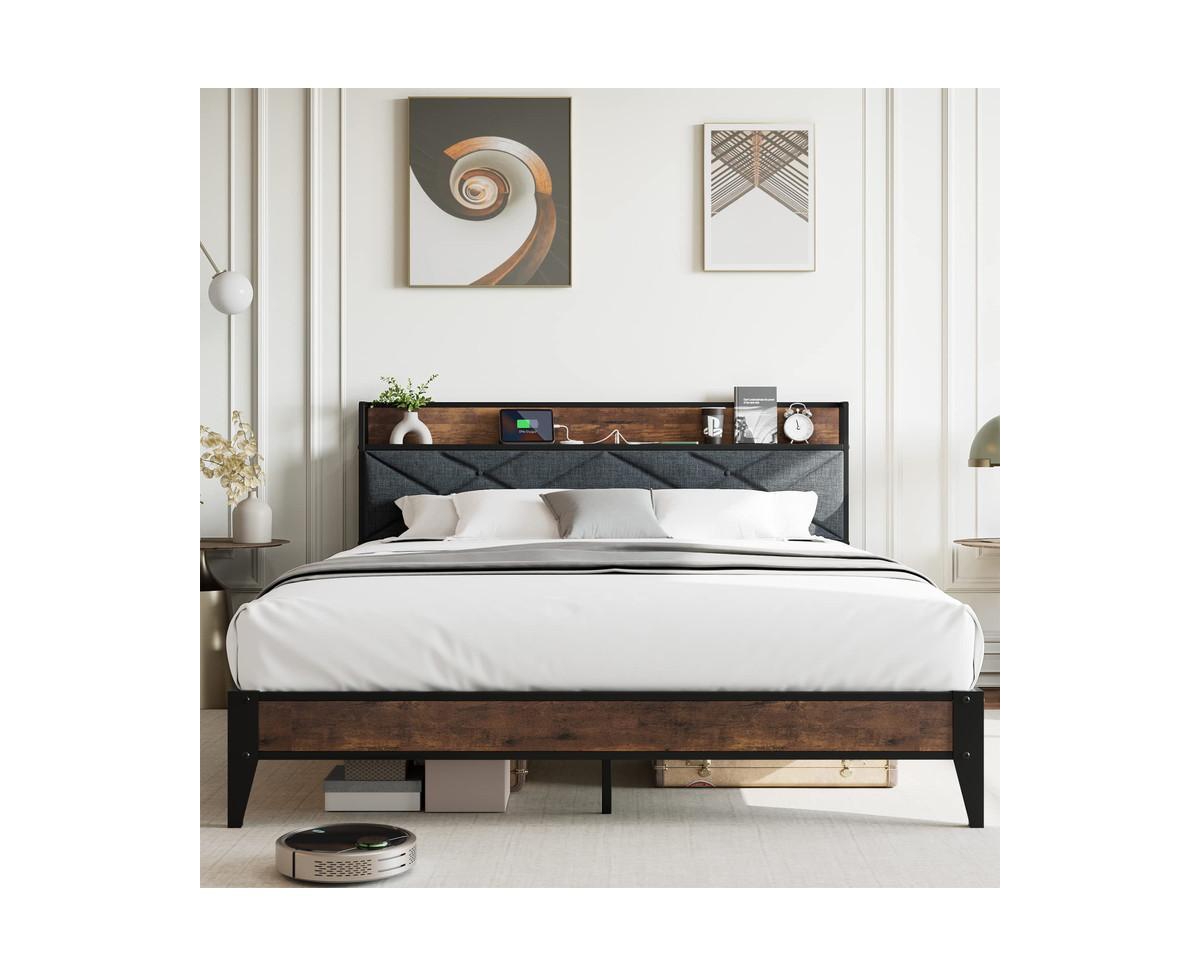 Click here for gaomon Bed Frame Upholstered Headborad with Storag... prices