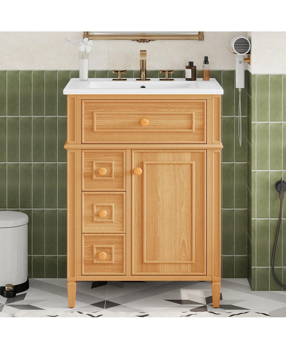 Click here for Sillysis 24" Freestanding Bathroom Vanity wit... prices