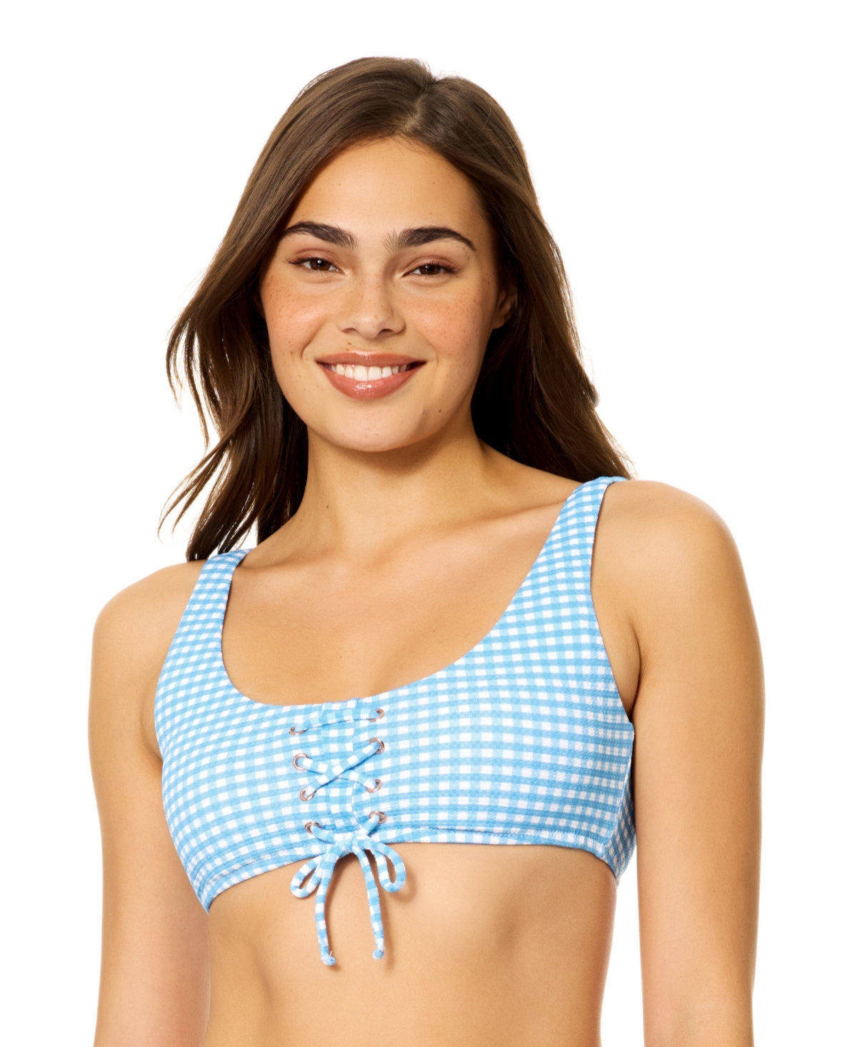 Click here for Raisins Womens Scoop Neck Swim Bikini Top - Slate prices