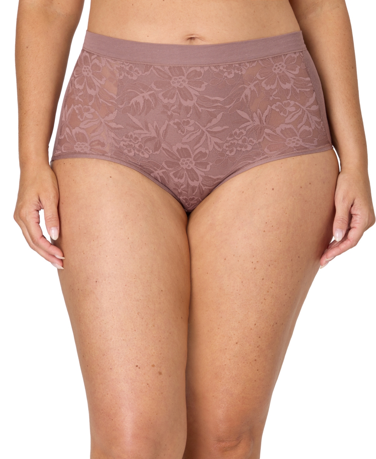 Click here for Bali Womens Breathe Lace High-Rise Brief Underwear... prices