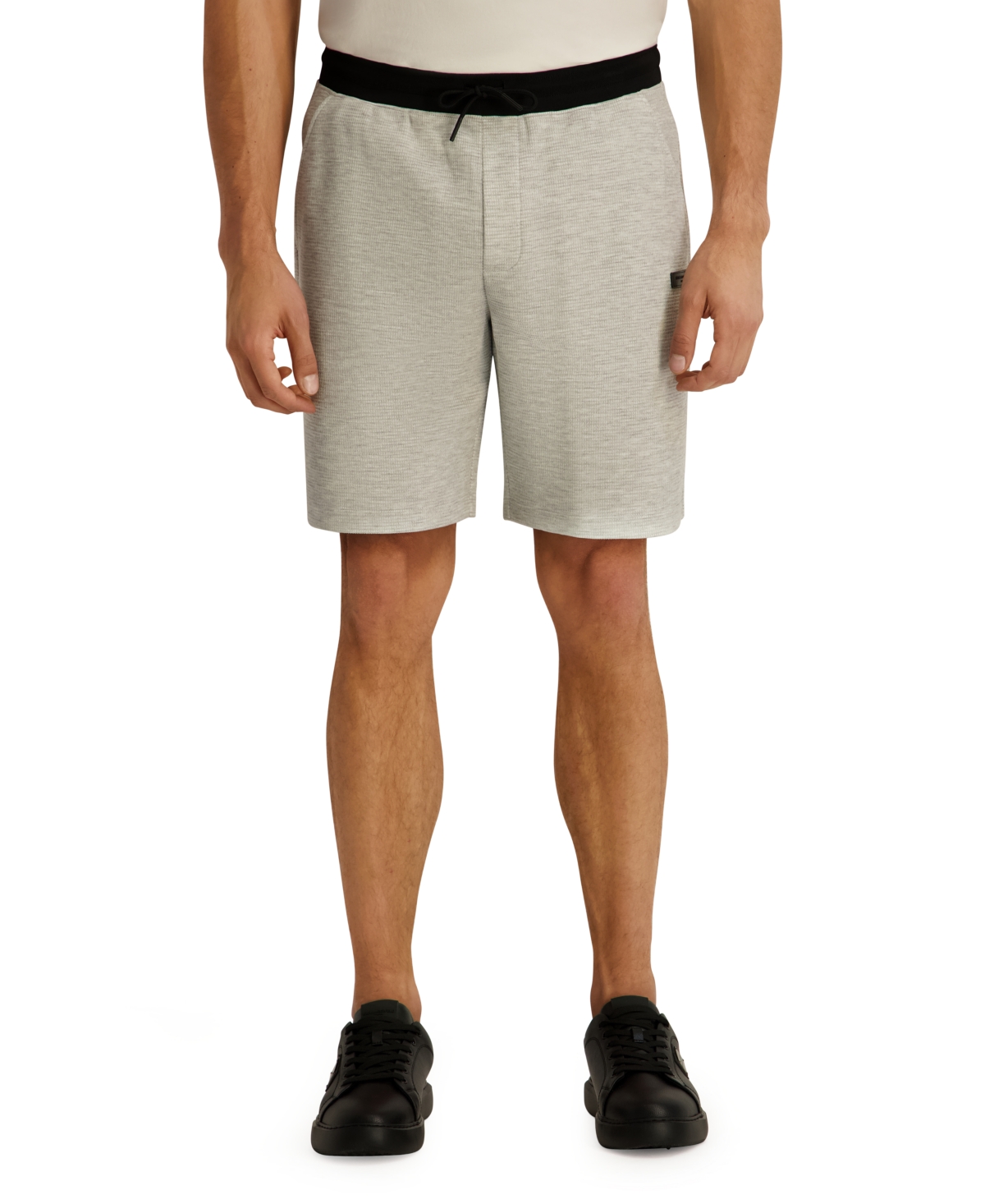 Click here for Karl Lagerfeld Paris Mens Striped Waffle Drawstrin... prices