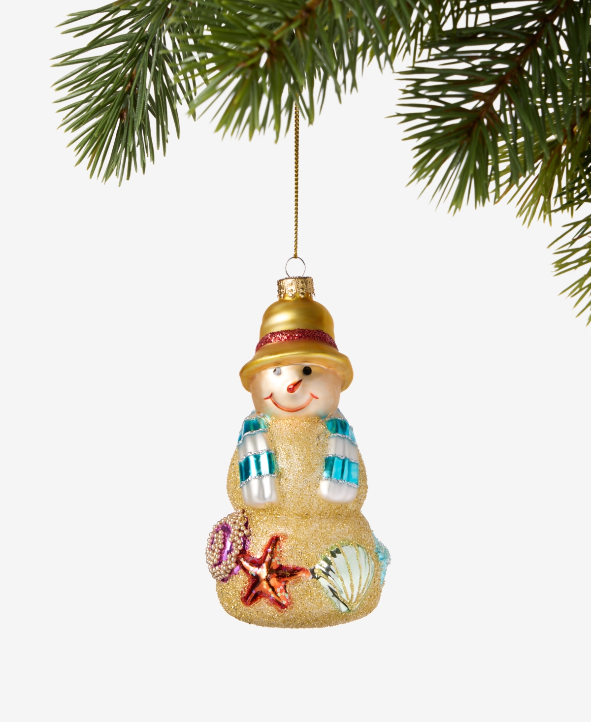 Click here for Holiday Lane Florida Beach Snowman Ornament  Macys... prices