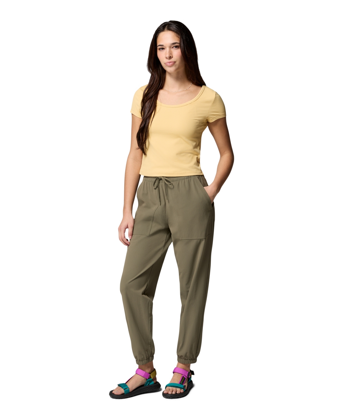 Click here for Columbia Womens Pinetown Canyon Regular Fit Jogger... prices