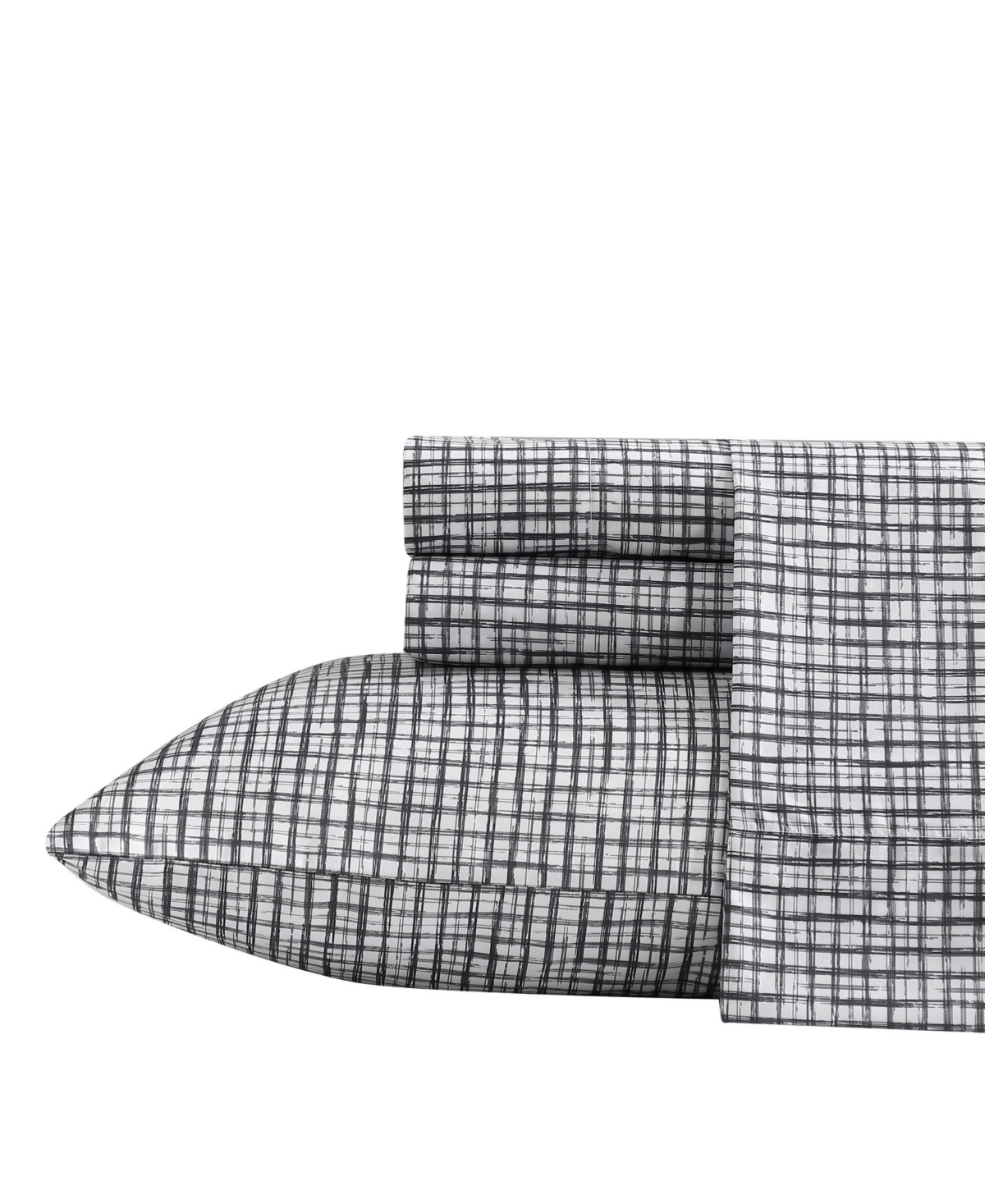 Click here for Kenneth Cole New York Sketchy Check Microfiber 4-P... prices
