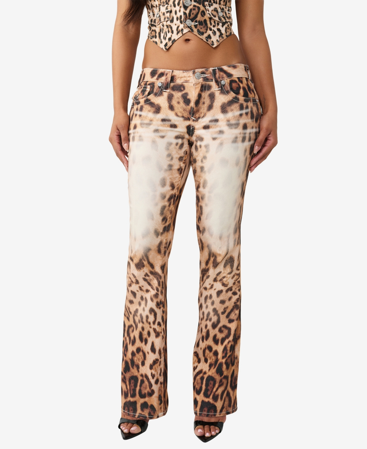 Click here for True Religion Womens Becca Bootcut Mid-Rise Flap J... prices