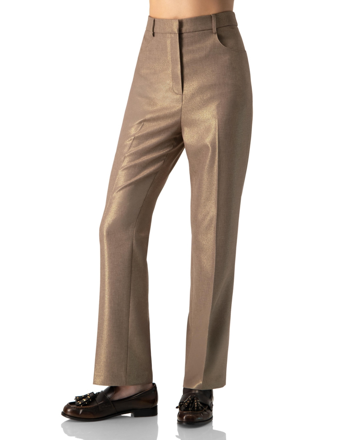 Click here for Ivonne Womens Sparkling Straight-Leg Pants with Po... prices