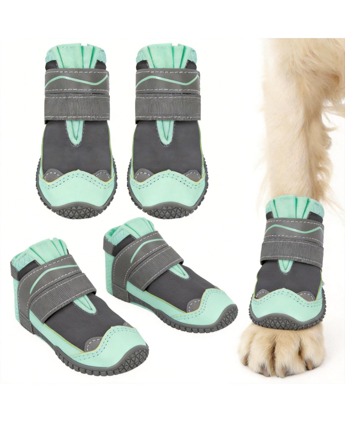 Click here for Aronkl Waterproof Anti-Slip Dog Boots for Outdoor... prices