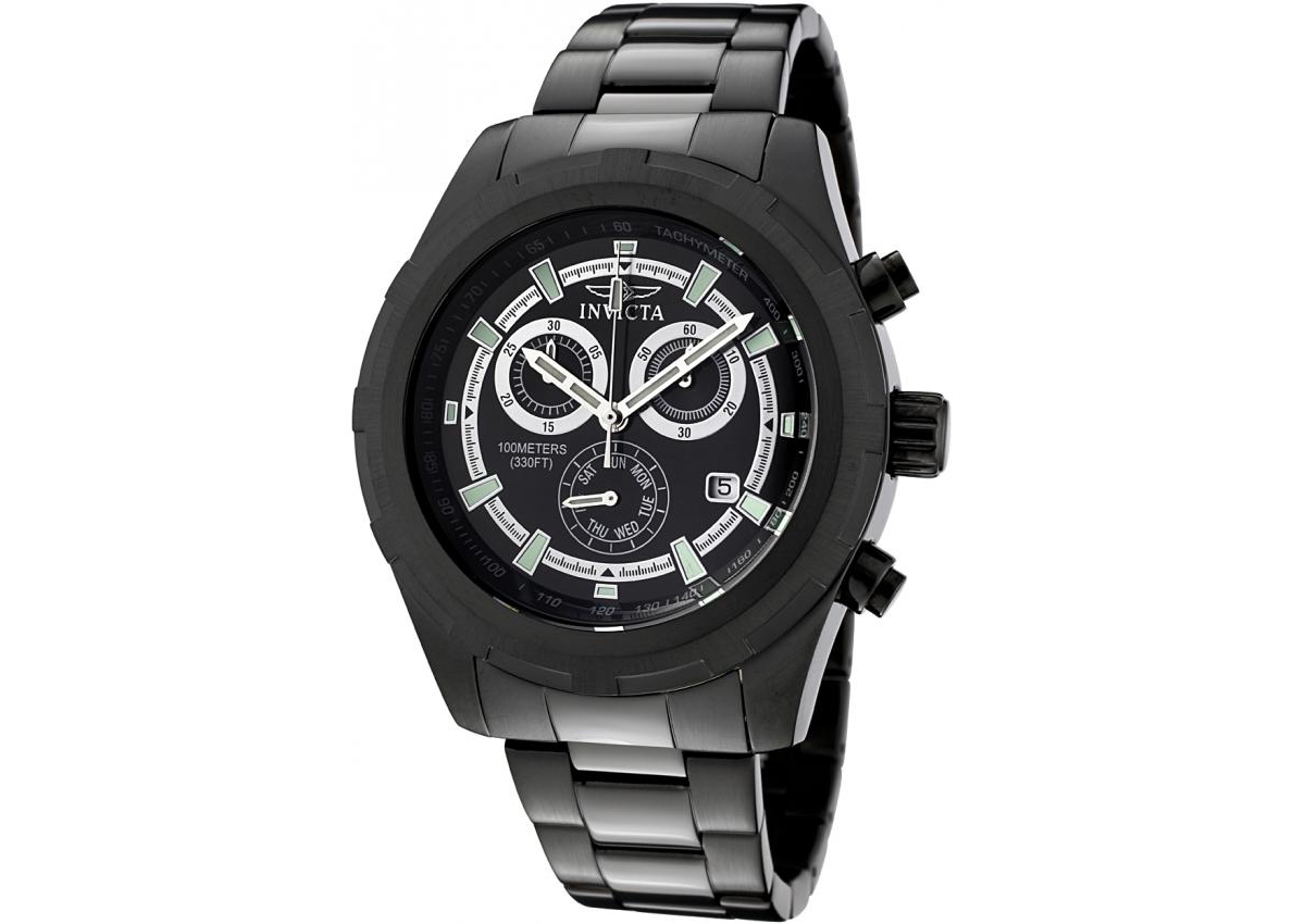 Click here for Invicta Mens 1563 Specialty Quartz Chronograph Bla... prices