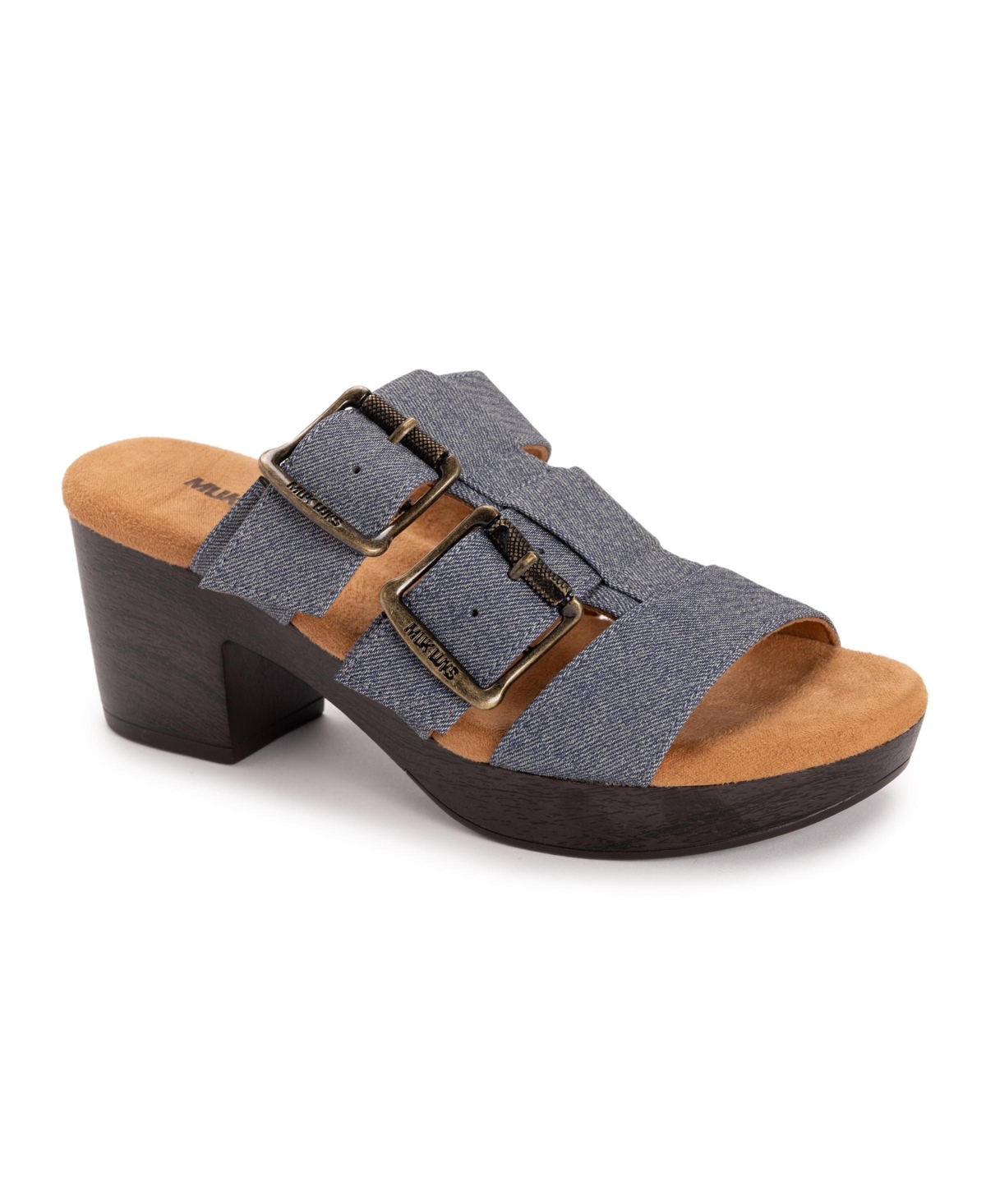 Click here for Muk Luks Womens Myra Sandal - Denim prices