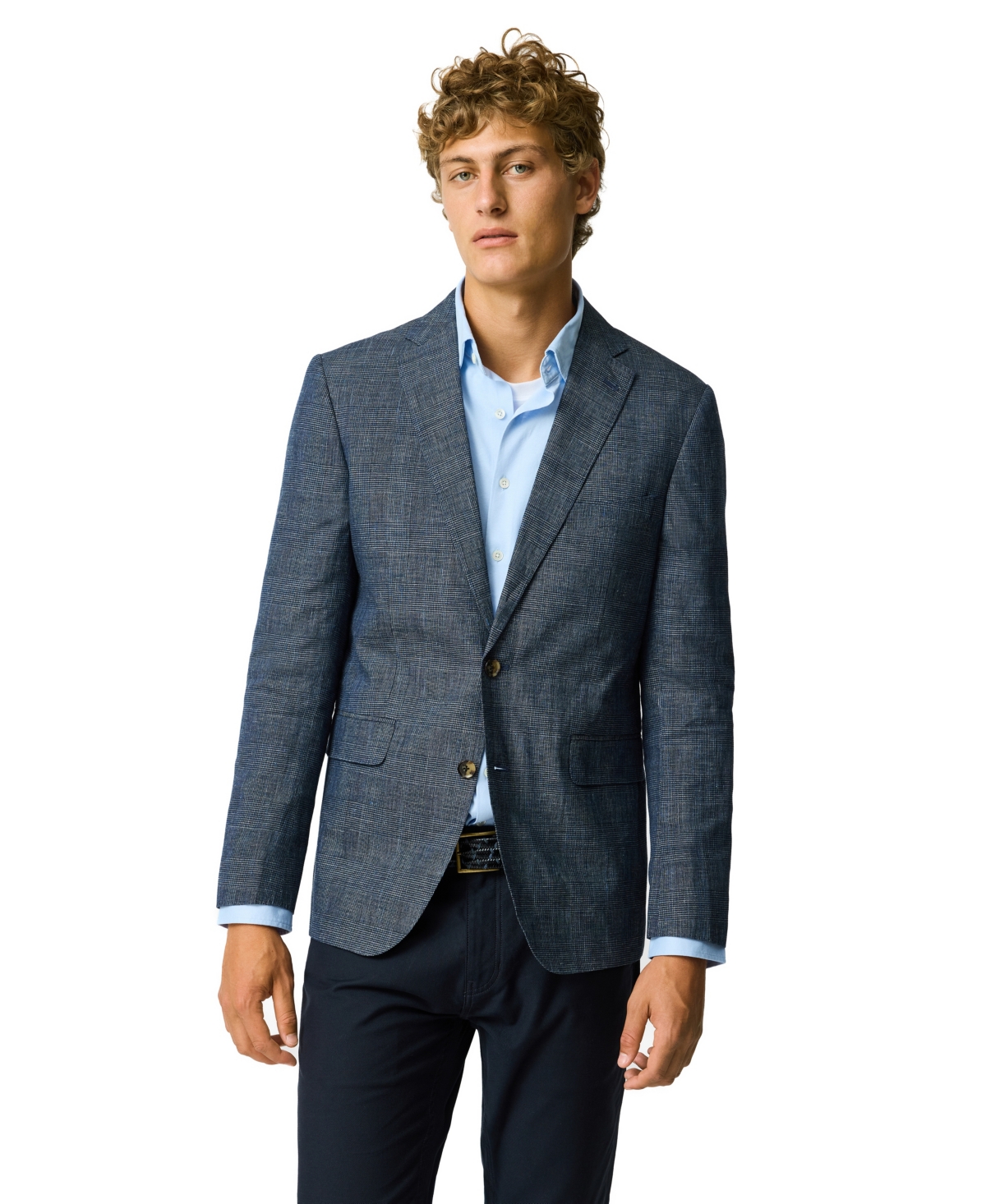 Click here for Rodd & Gunn Mens Lottin Point Linen Jacket - Ocean prices