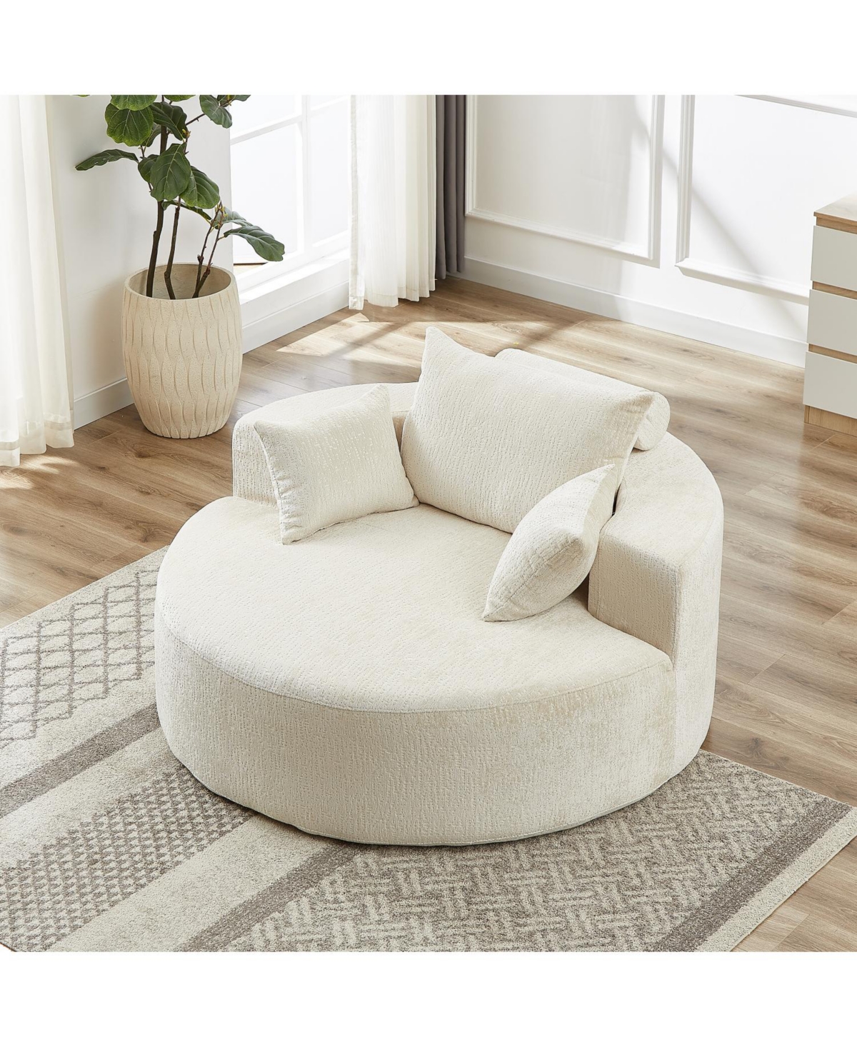 Click here for Streamdale Furniture Fluffy Chenille Sofa  No Asse... prices