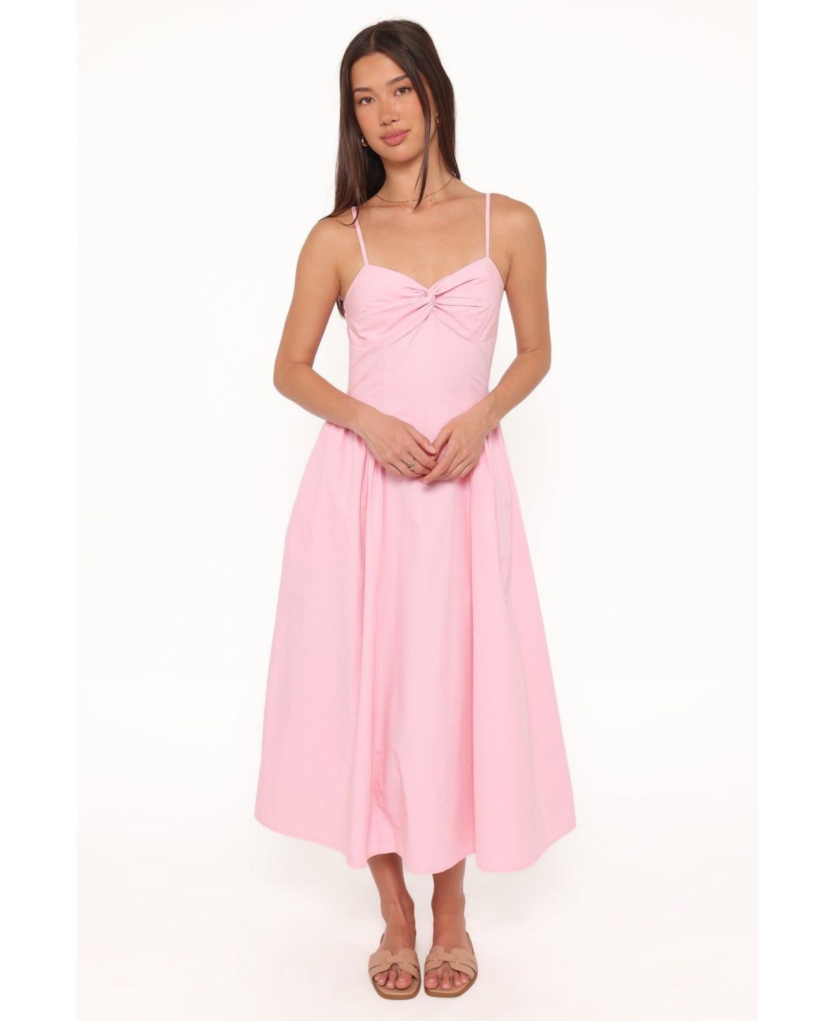 Click here for Petal and Pup Womens Venice Midi Dress - Pink prices