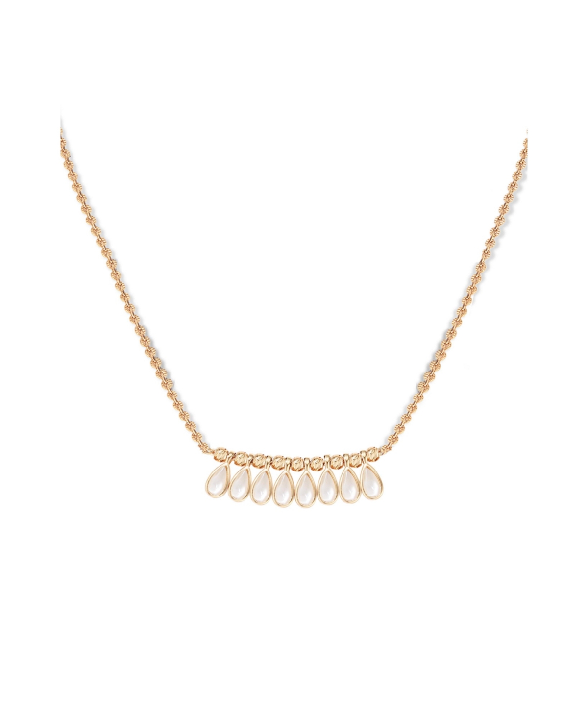 Click here for Retro Chic Aeolian Echo Drop Necklace - Gold prices