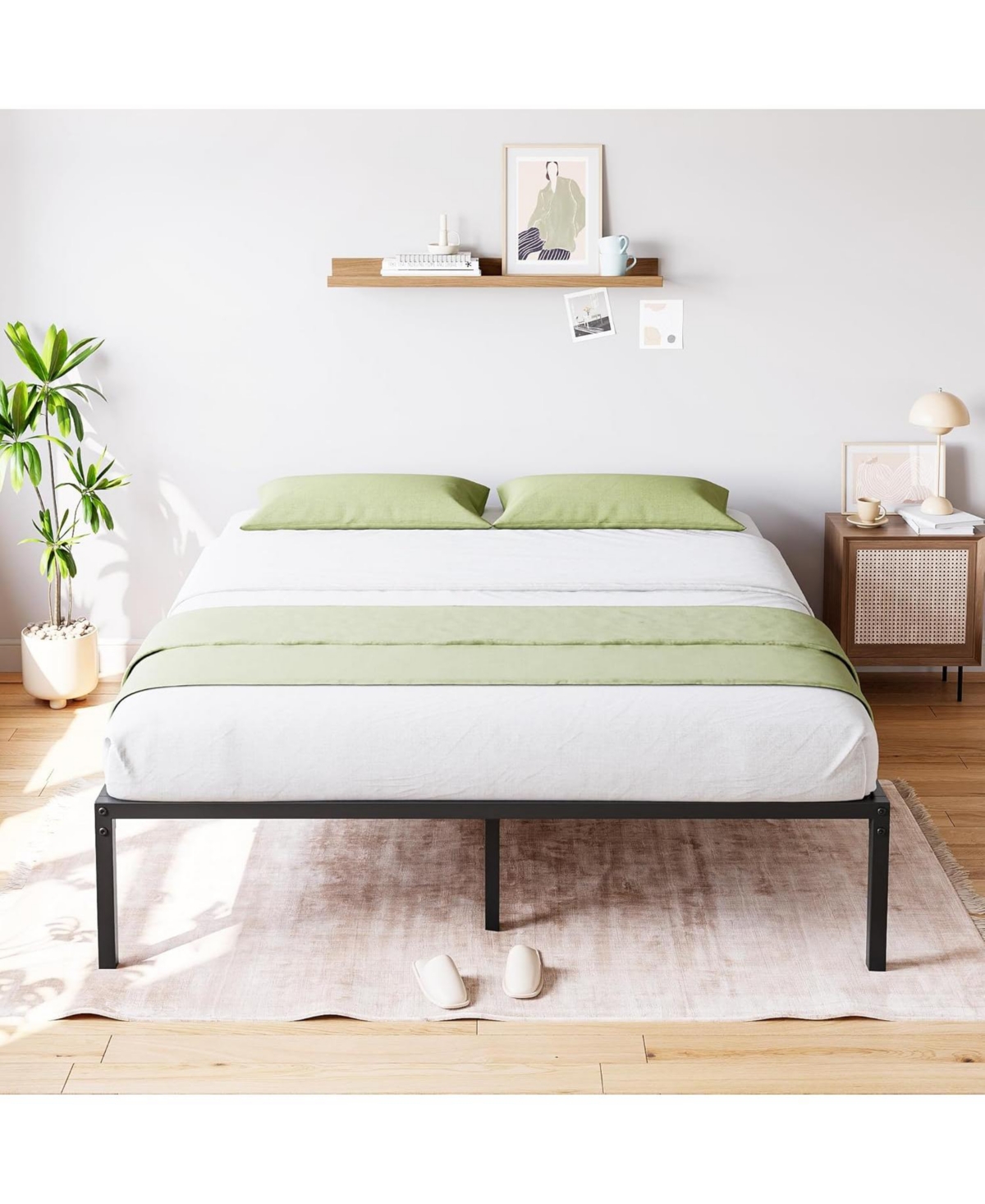 Click here for gaomon Queen 14 Inch Metal Platform Bed Frame Heav... prices