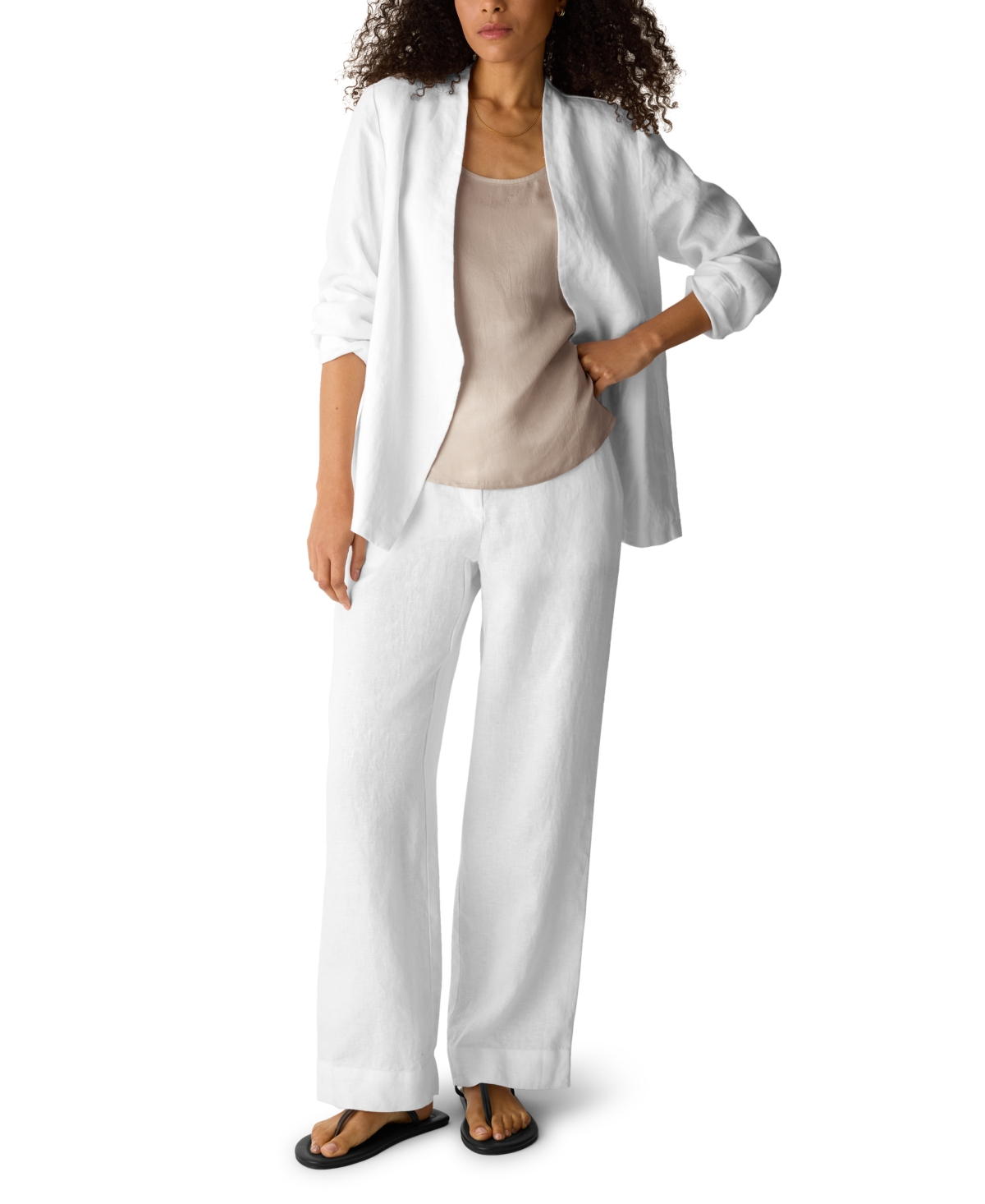 Click here for Eileen Fisher Womens Straight Leg Trousers Pants -... prices