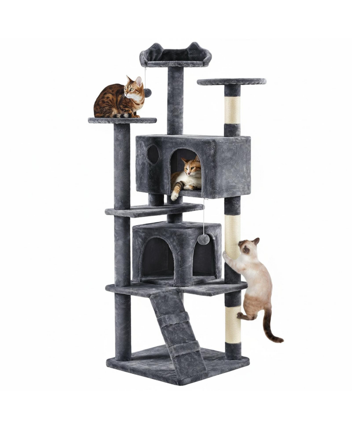 Click here for Aronkl Multi-level Cat Tree Tower with Cat-ear Per... prices