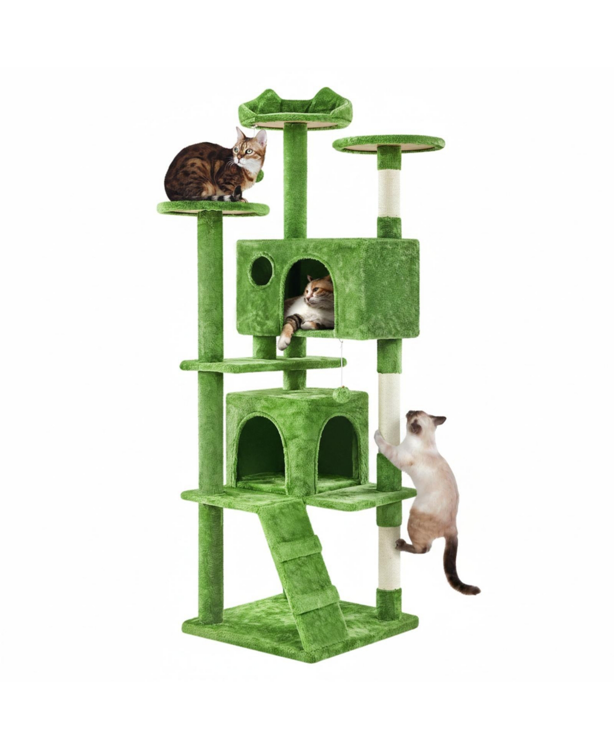 Click here for Aronkl Multi-level Cat Tree Tower with Cat-ear Per... prices