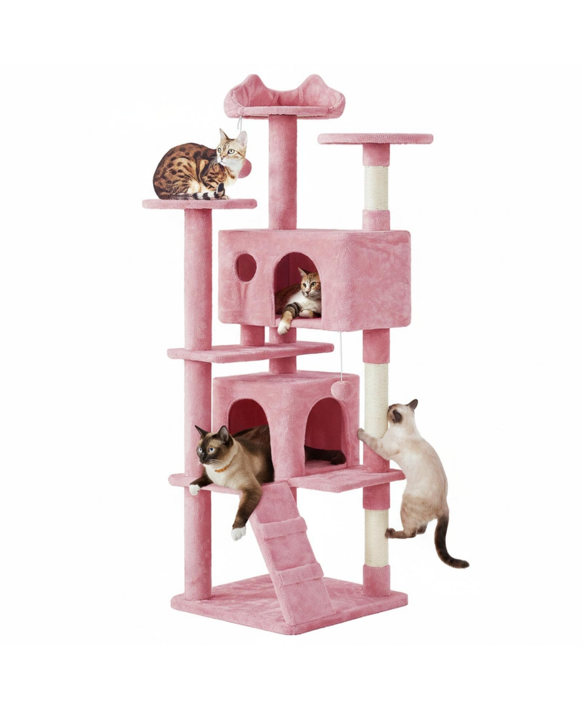 Click here for Aronkl Multi-level Cat Tree Tower with Cat-ear Per... prices
