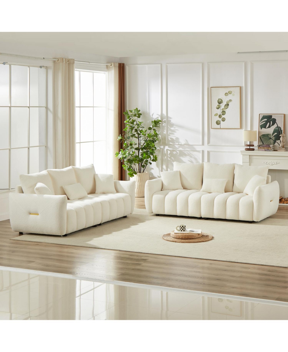 Click here for Streamdale Furniture Teddy Sofa 3+3 Seater Set  Wo... prices