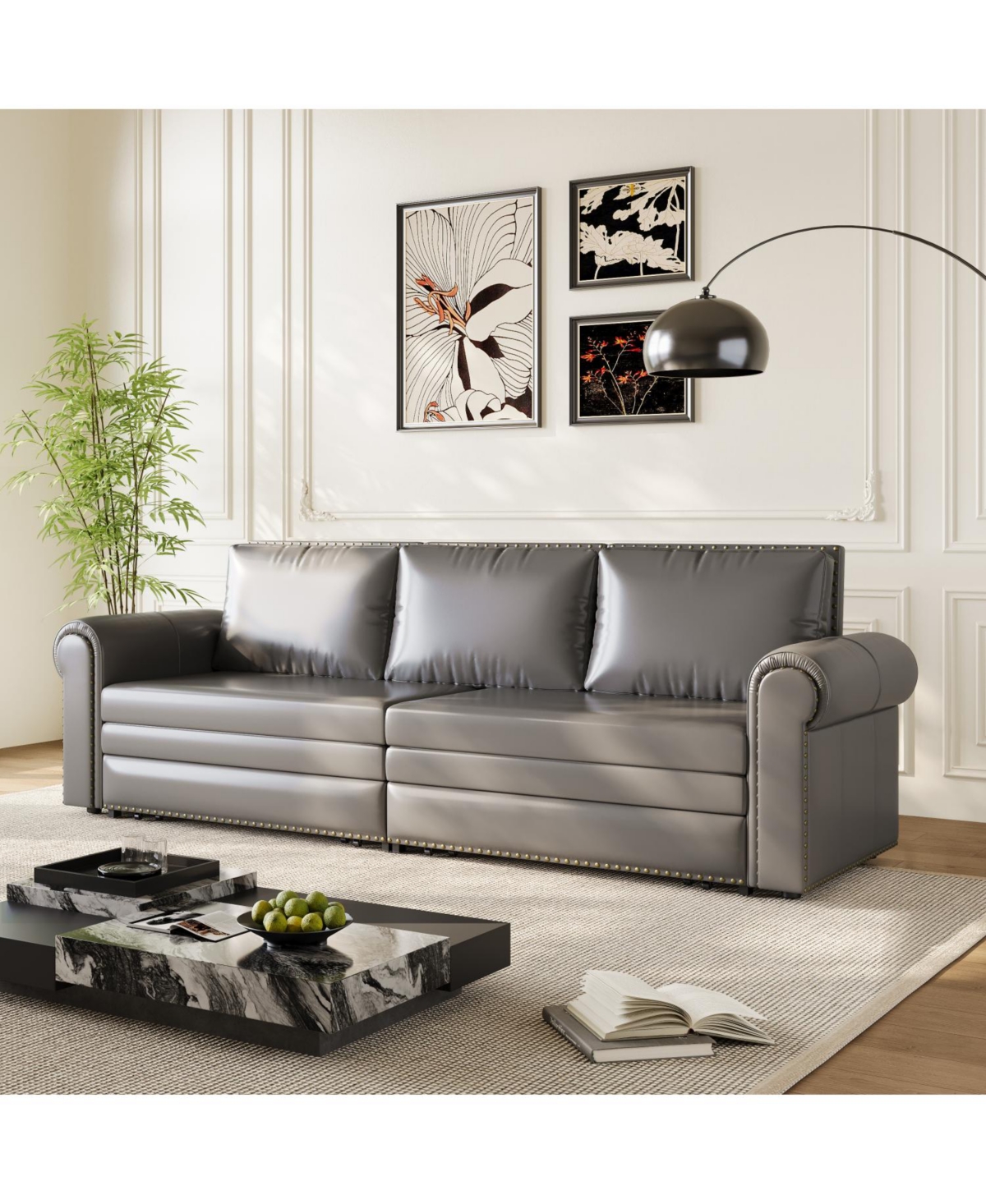 Click here for Streamdale Furniture Chesterfield Sleeper Sofa Bed... prices