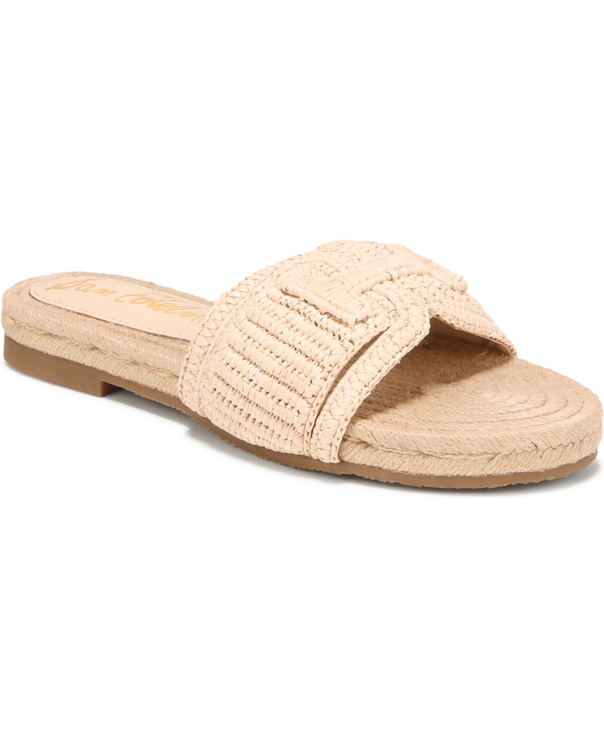 Click here for Sam Edelman Womens Miya Slide Sandals - Natural prices