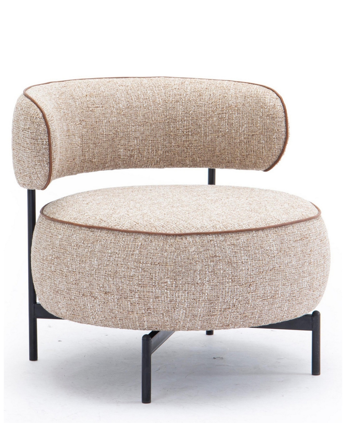 Click here for Ians 29 Upholstered Swivel Chair - Light Brown  Br... prices