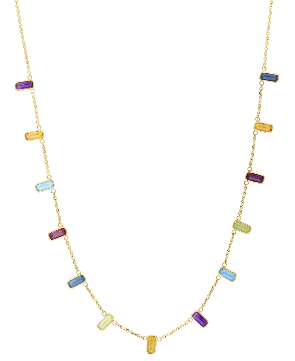 Click here for Effy Collection Multi Gemstone Necklace (7-1/4 ct.... prices