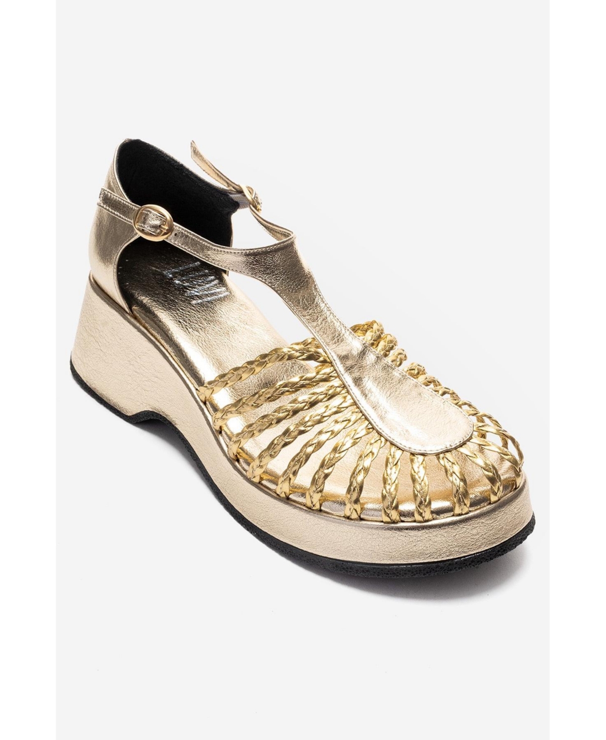 Click here for Prologue Shoes womens Barry Woven Wedge Sandal - G... prices