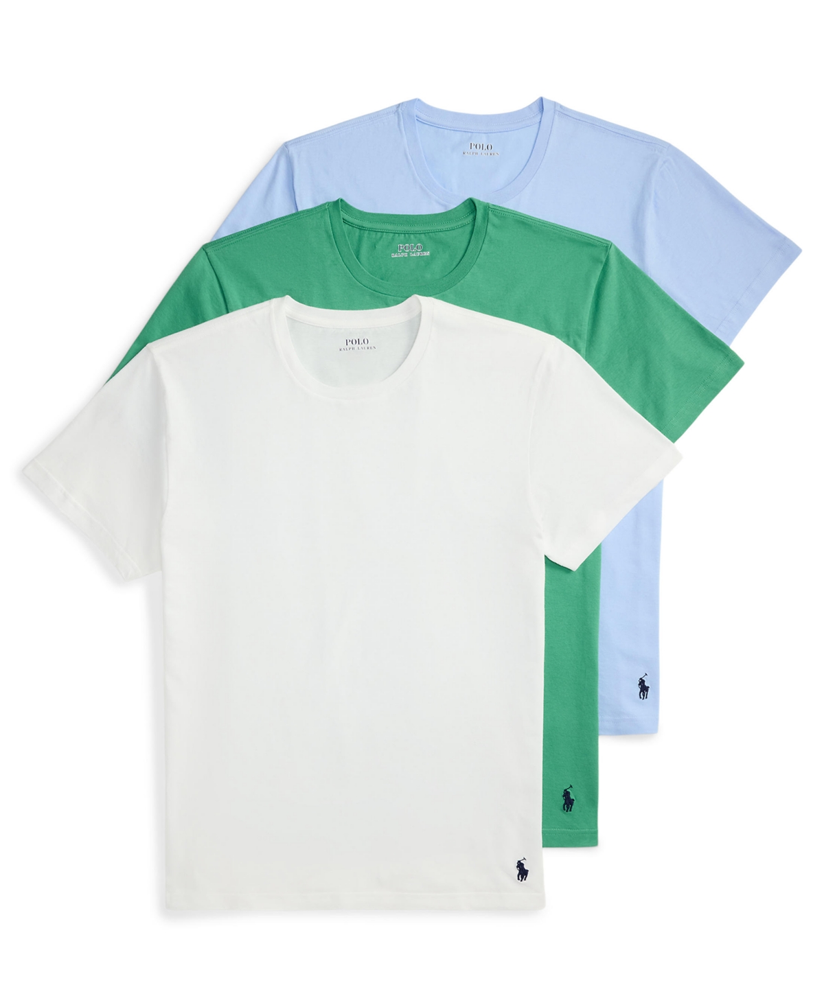 Click here for Polo Ralph Lauren Mens 3-Pack Classic Cotton Crew... prices