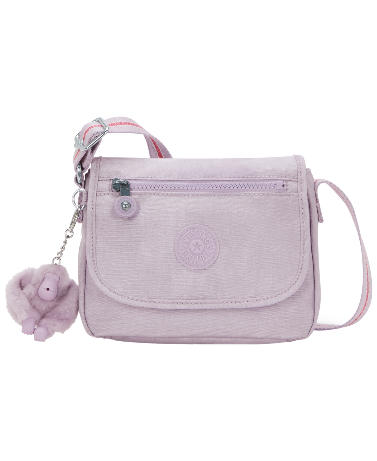 Click here for Kipling Sabian Mini Crossbody Bag - Lilac Shimmer prices