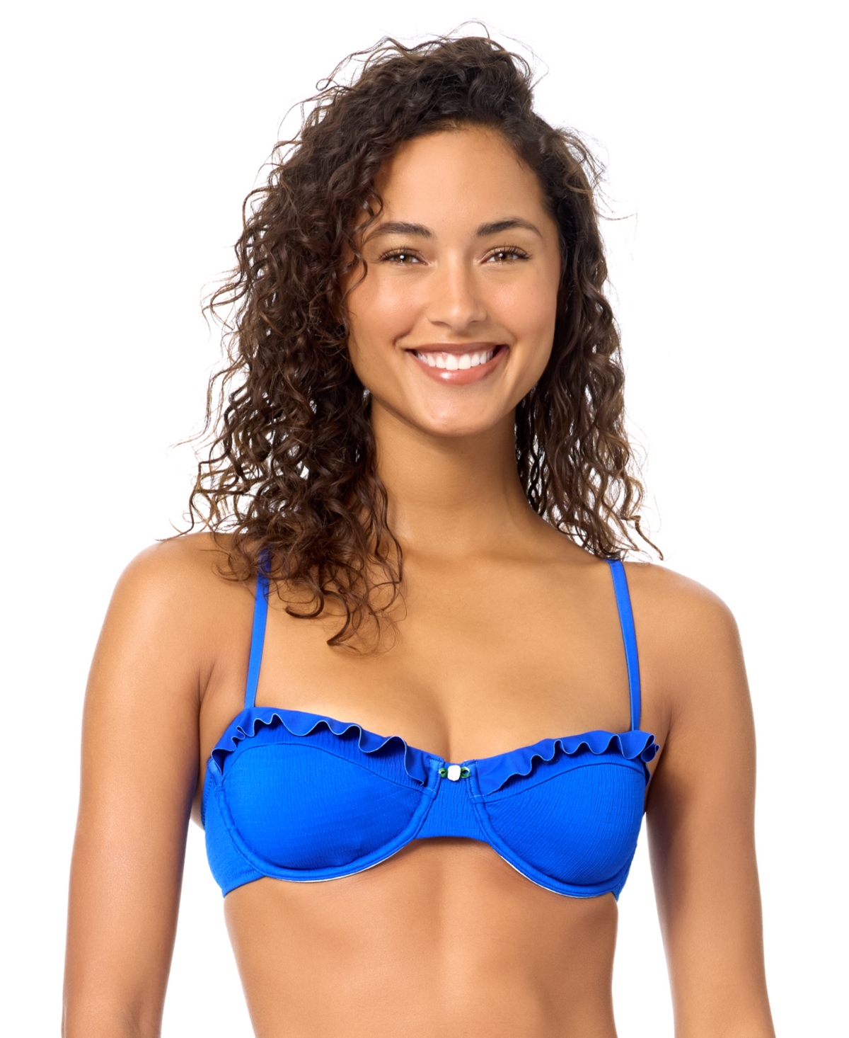 Click here for Raisins Womens Rosa Straight Neck Swim Bikini Top... prices