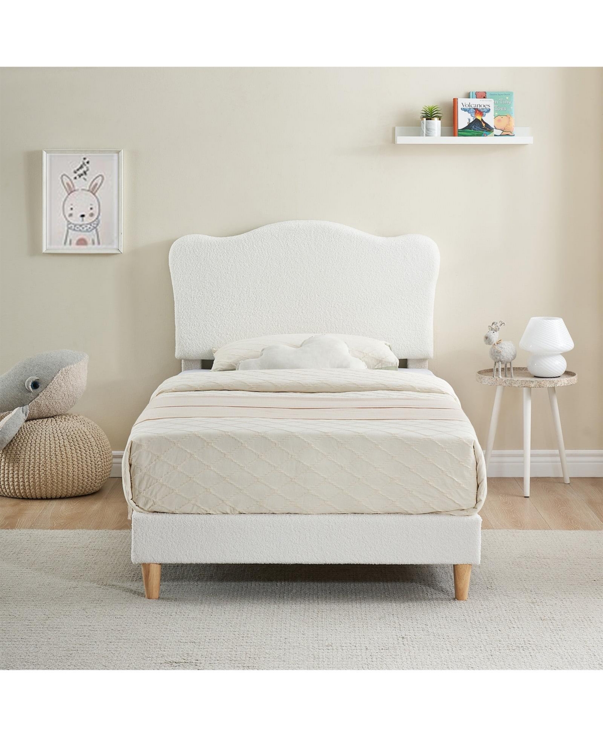 Click here for gaomon Platform Bed- Adjustable Headboard Wood Sla... prices