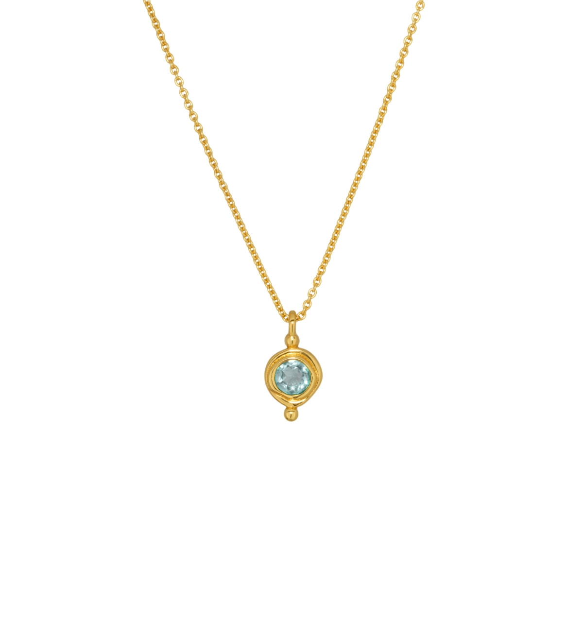 Click here for Ottoman Hands Birthstone Pendant Necklace - March prices