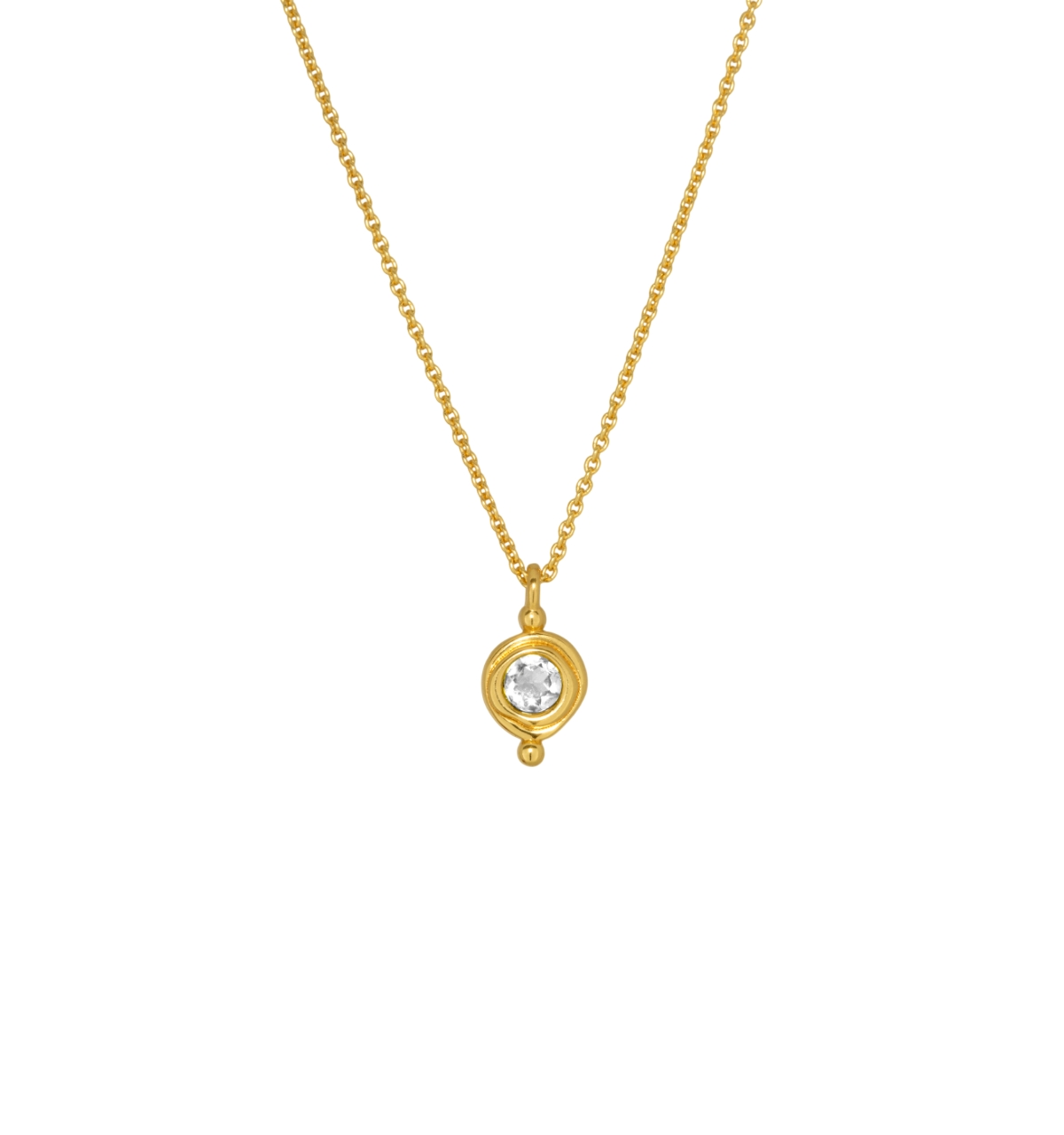 Click here for Ottoman Hands Birthstone Pendant Necklace - April prices